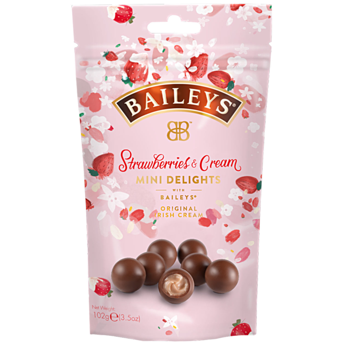 Baileys Mini Delights Strawberry & Cream Schokoladen-Kugeln – Brands of ...
