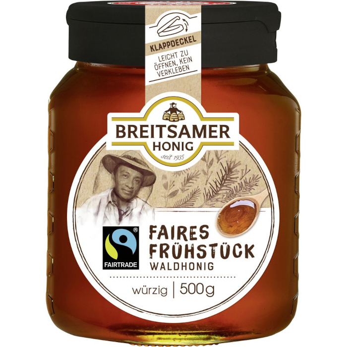 Breitsamer Fair Breakfast Forest Honey, spicy 500g / 17.63oz