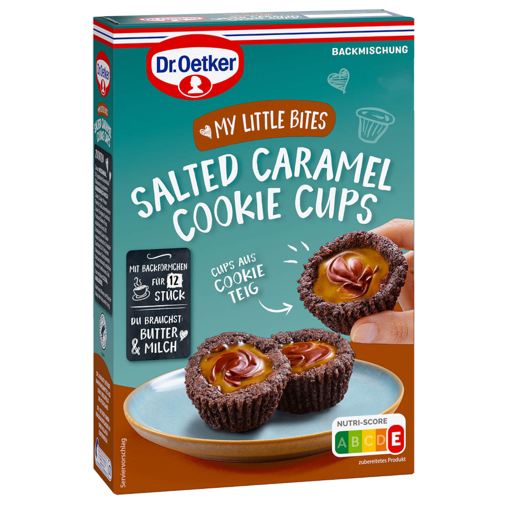Dr. Oetker My Little Bites Salted Caramel Cookie Cups baking mix