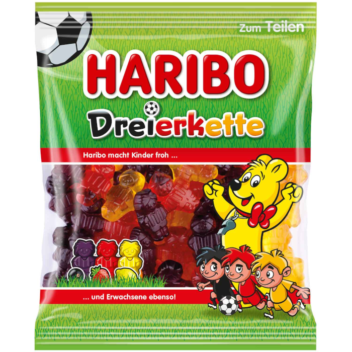 HARIBO Triple Chain Fruit Gum 175g – Brands of Germany