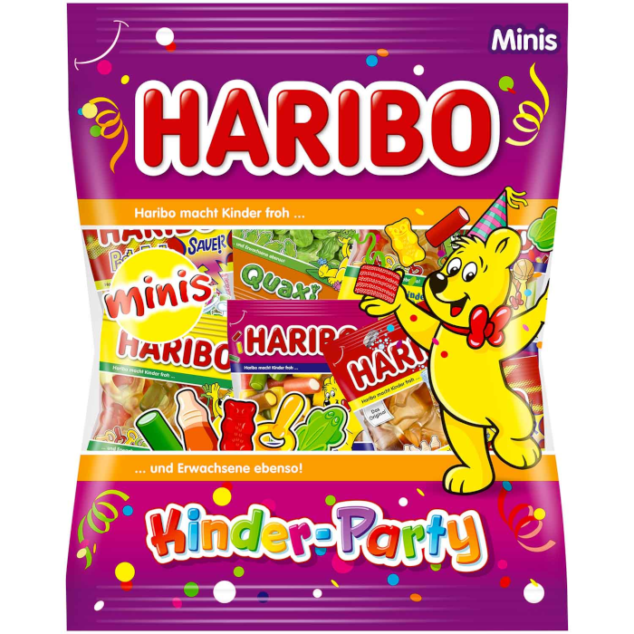 HARIBO Kids Party Minis fruit gum & foam sugar 250g