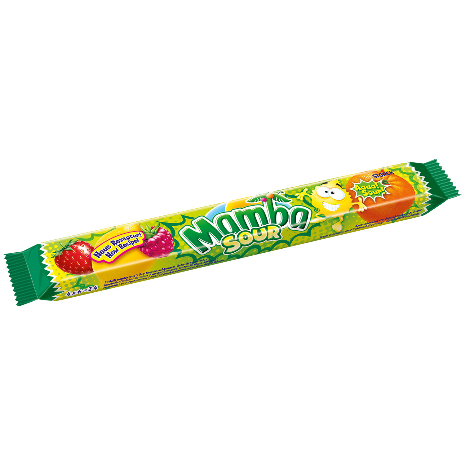 Storck Mamba Sour Fruity Chewy Candy 106g / 3.73oz NET. WT – Brands of ...