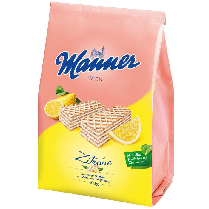 Manner lemon wafer wafers 400g / 14.1oz