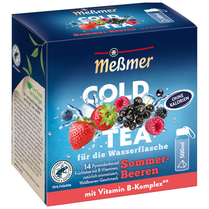 Messmer Cold Tea Summer Berries 14 pyramid bags