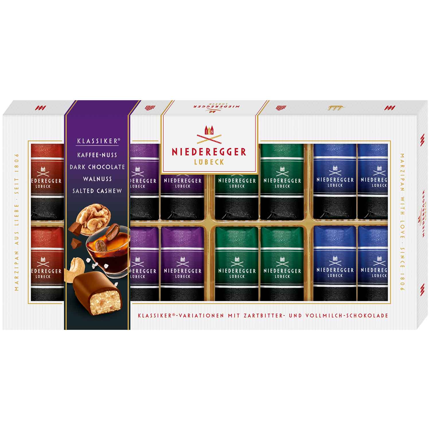 Niederegger Marzipan Classic Variations Dark Edition 200g – Brands of ...