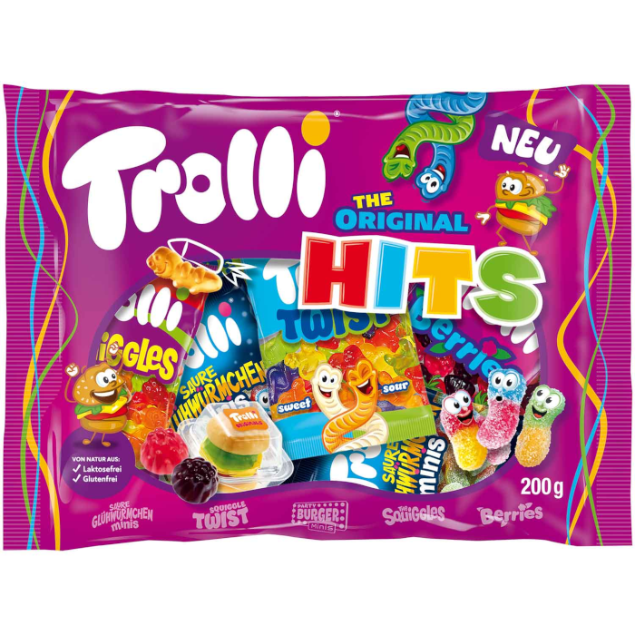 Trolli Fruchtgummi The Original Hits Minis Multipack 200g
