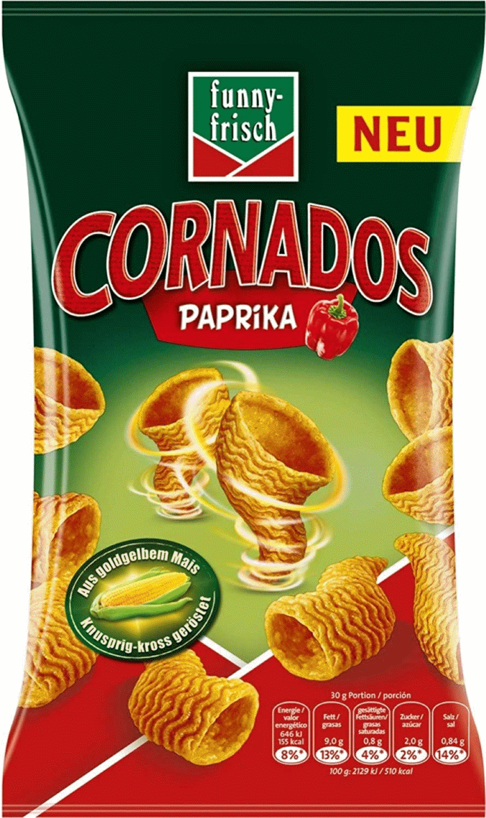 funny-fresh Cornados Peppers 80g