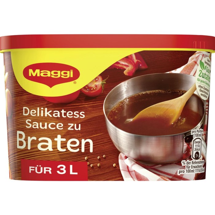 Maggi Delikatess Sauce for roasts makes 3 liters