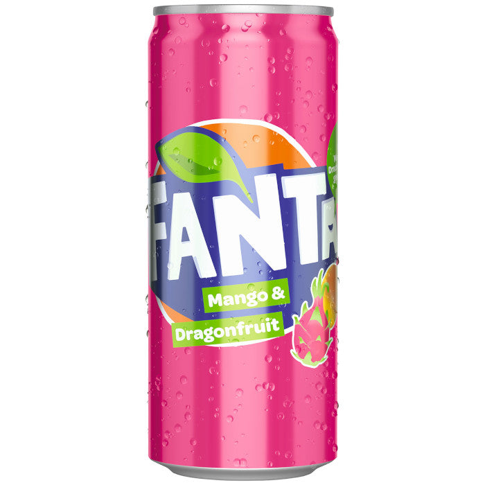 Fanta Mango & Dragonfruit soft drink 330 ml / 11.16 fl. oz.