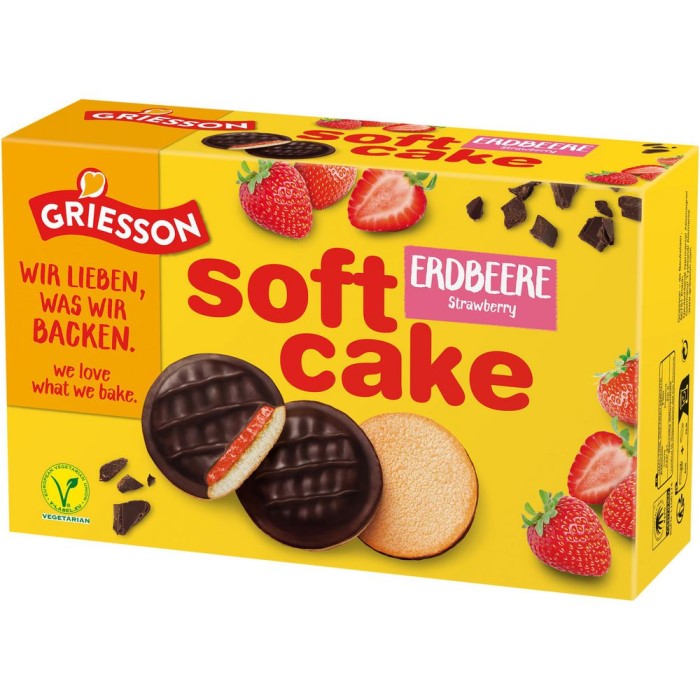 Griesson Biscuits Soft Cake Strawberry 300g / 10.58oz – Brands of Germany