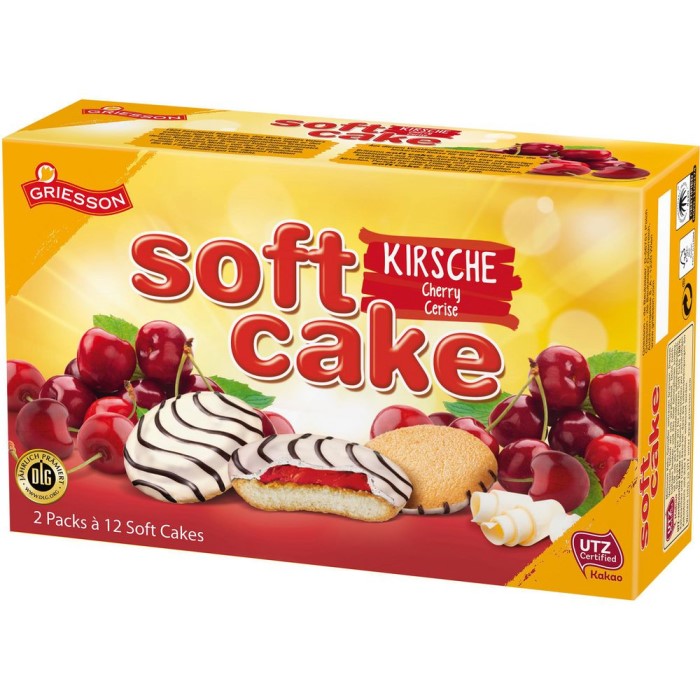 Griesson Biscuits Soft Cake Cherry 300g / 10.58oz