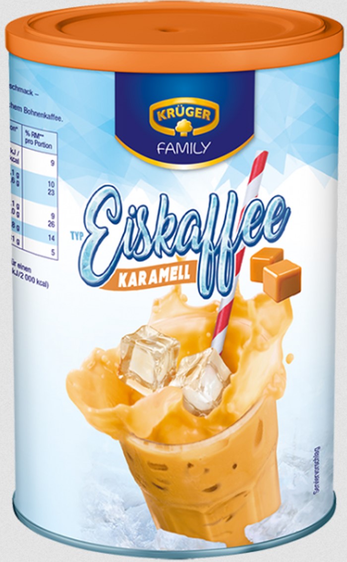 KRÜGER FAMILY Iced Coffee Caramel 275g / 9.7 oz NET. WT.