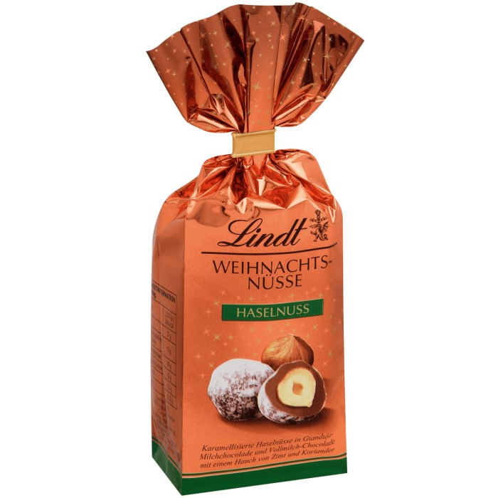 Lindt Christmas nuts hazelnut 100g / 3.52 oz