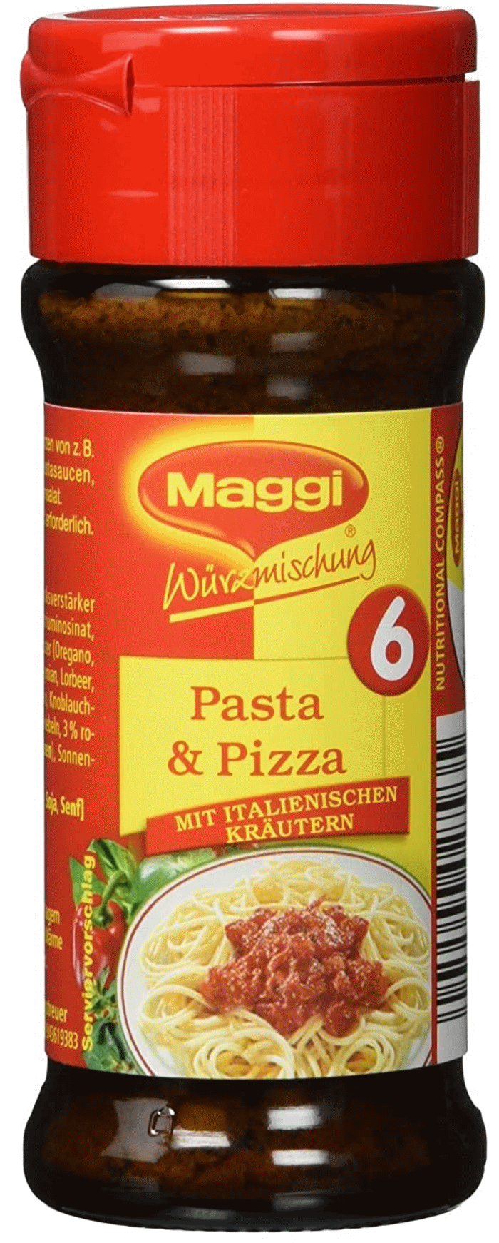 Maggi seasoning mix 6 for pizza & pasta 60g – Brands of Germany