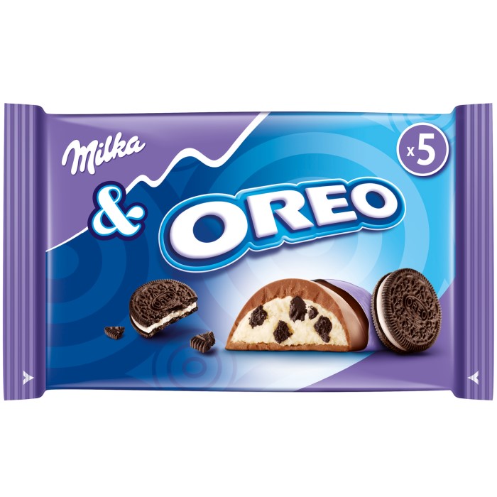 Milka Oreo Original chocolate bar 5 pieces 185g / 6.52 oz – Brands of ...