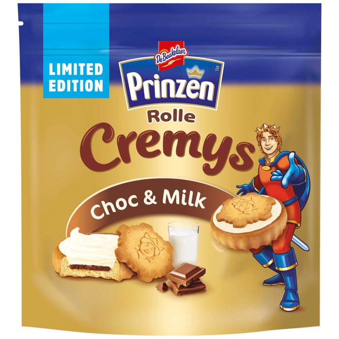 DeBeukelaer Prinzen Rolle Cremys Choc & Milk 172g / 6.06oz