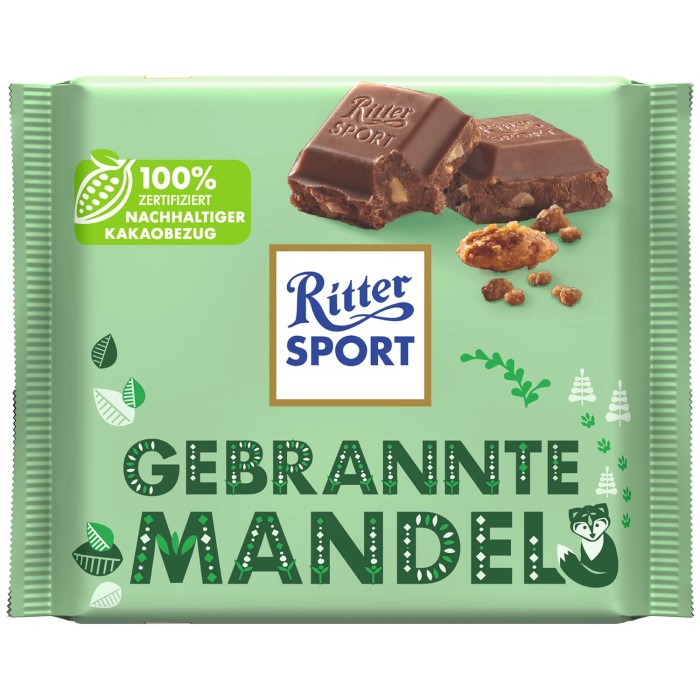 Ritter Sport Chocolate Roasted Almond Limited Edition