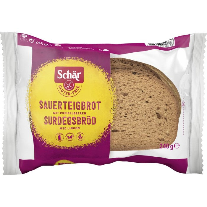 Schär Sourdough Bread in Slices Gluten Free 240g / 8.46oz